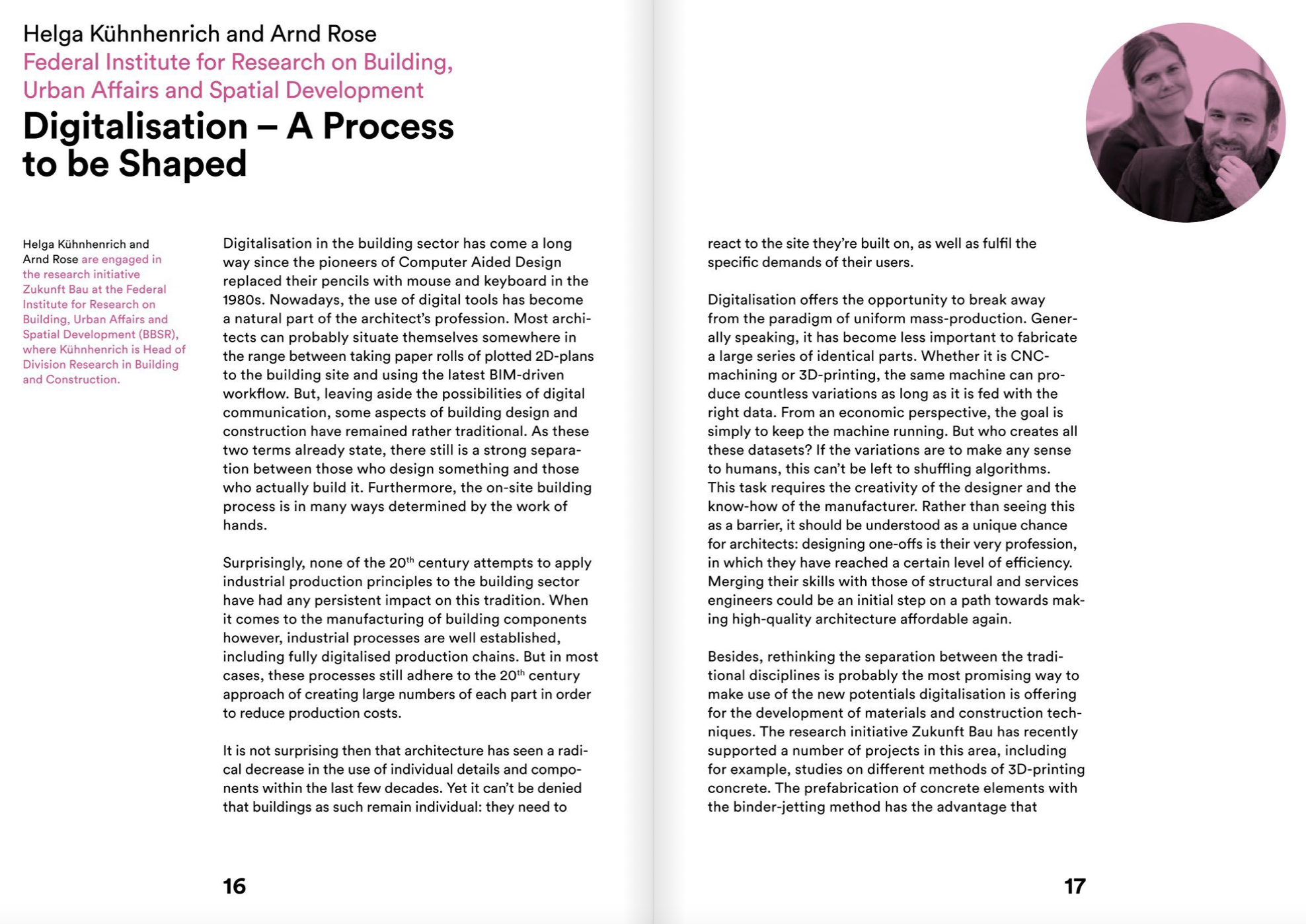 EDITION #4 : Craftsmanship in the Digital Age: Architecture, Values and ...